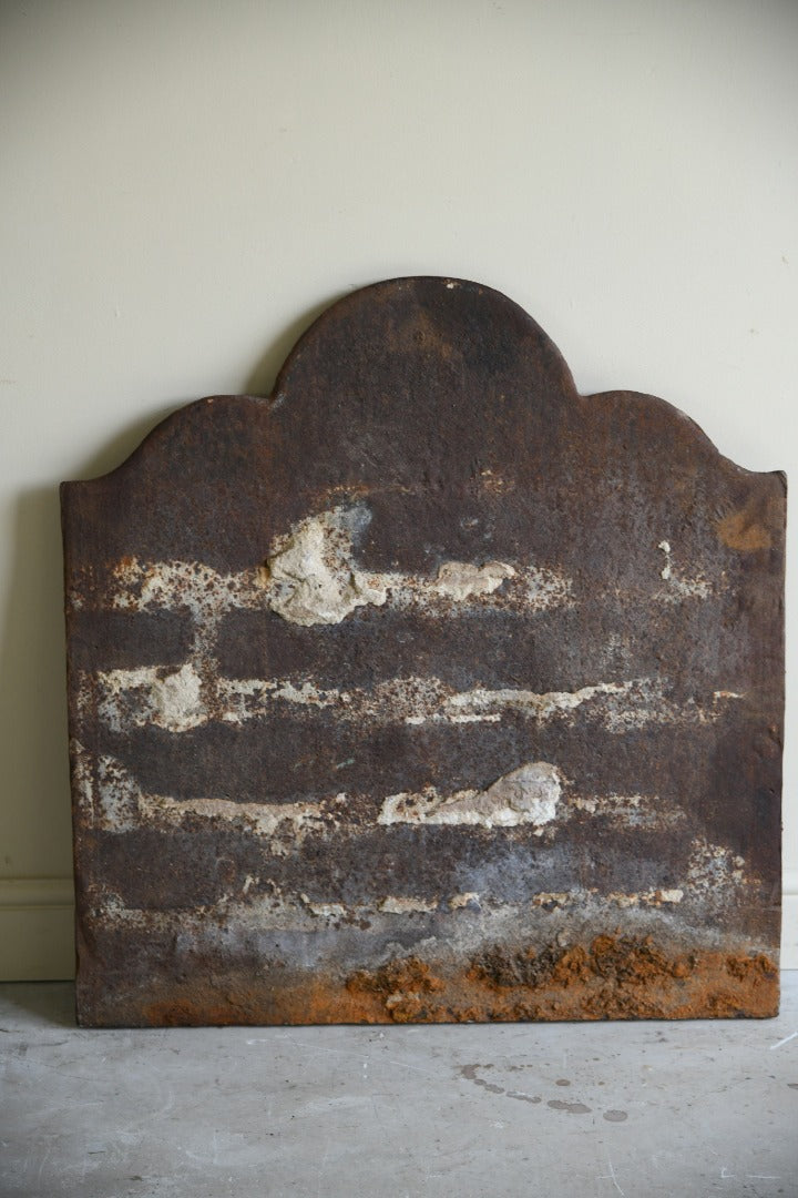 English Cast Iron Fire Back – Kernow Furniture