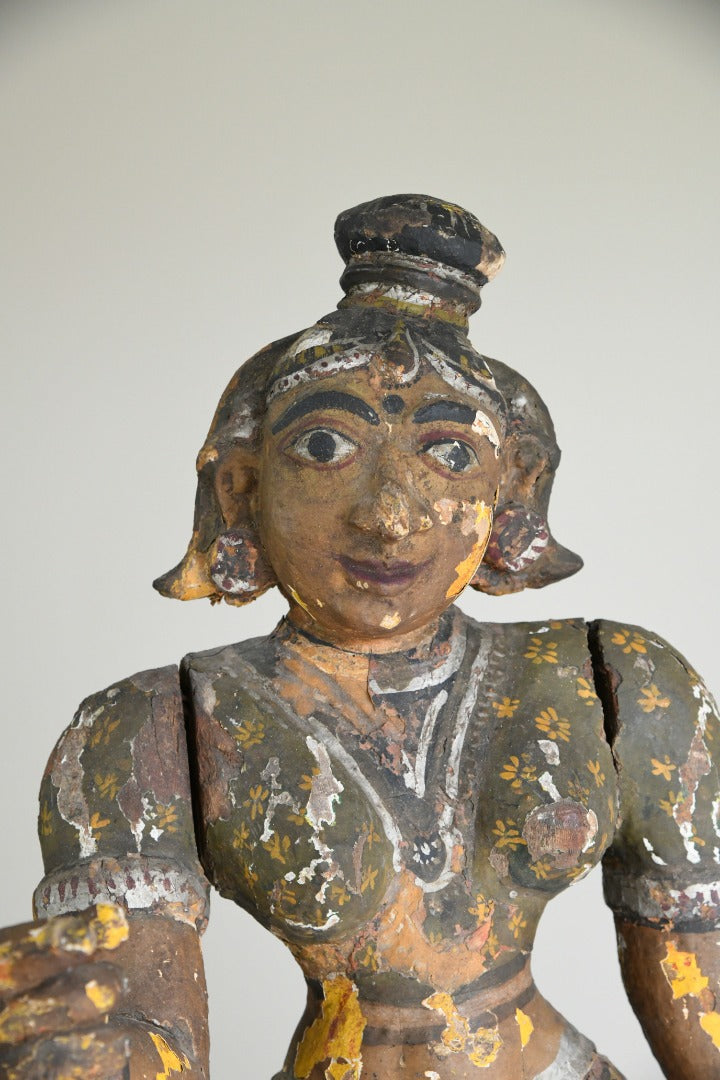 Pair Indian Temple Figures – Kernow Furniture
