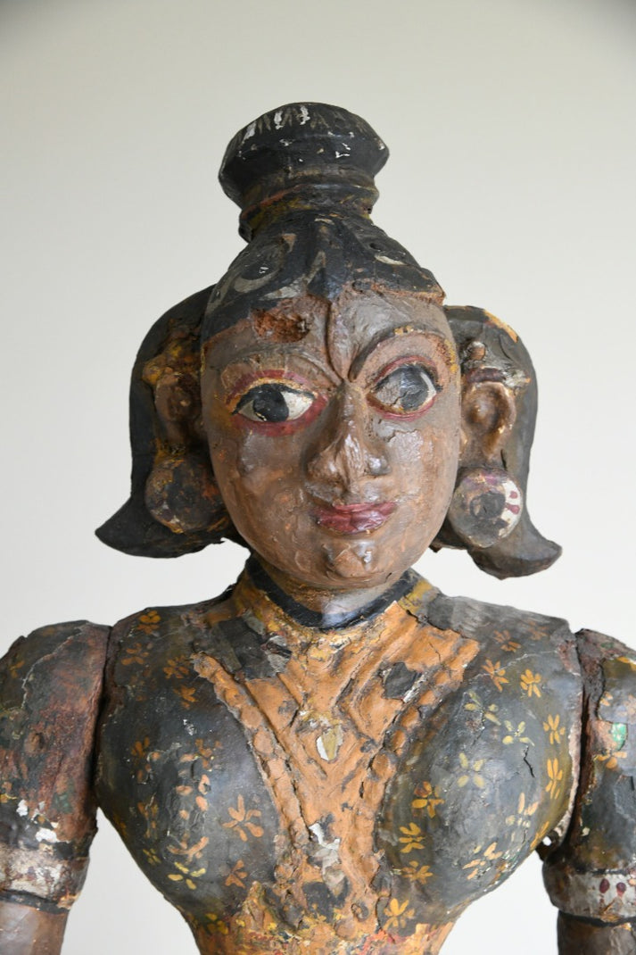 Pair Indian Temple Figures – Kernow Furniture