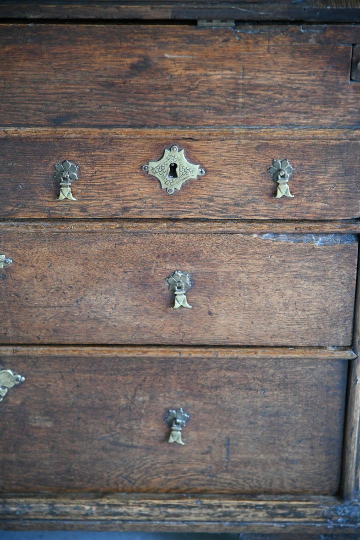 Antique Georgian Oak Bureau – Kernow Furniture