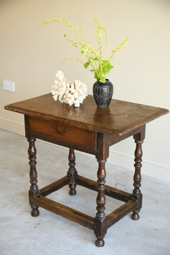 Rustic English Side Table – Kernow Furniture