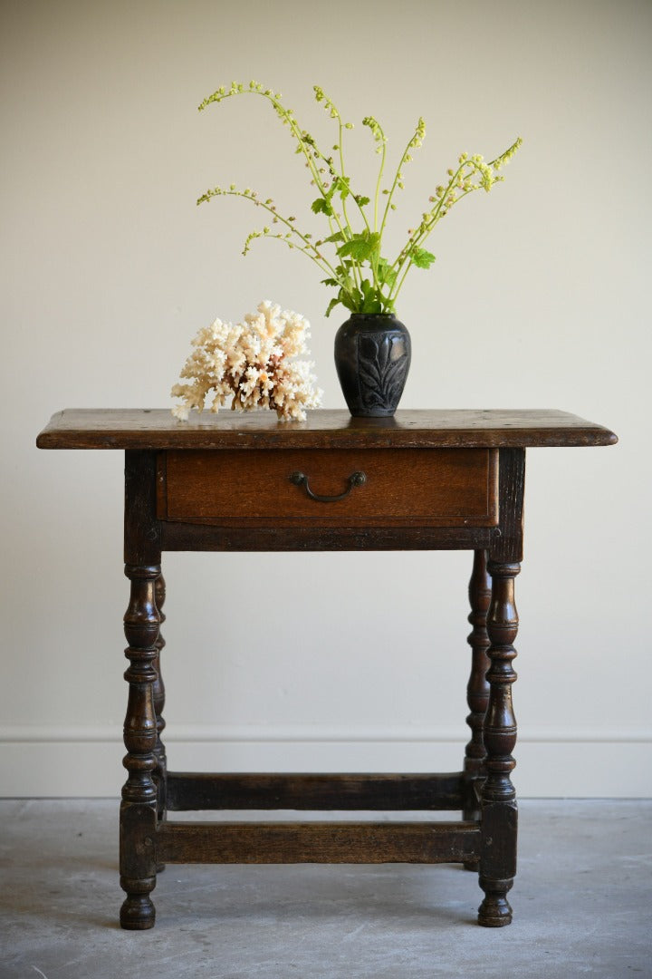 Rustic English Side Table – Kernow Furniture