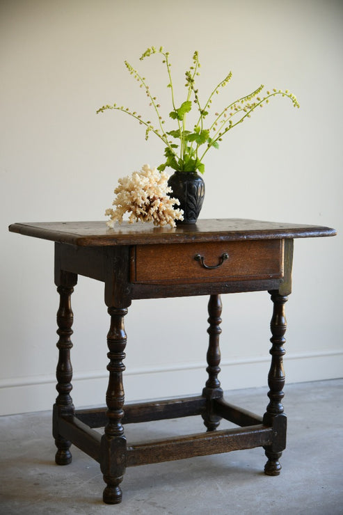 Rustic English Side Table – Kernow Furniture
