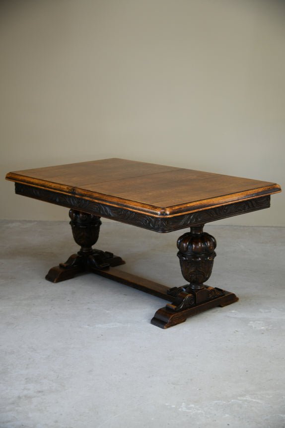 Oak Draw Leaf Table – Kernow Furniture