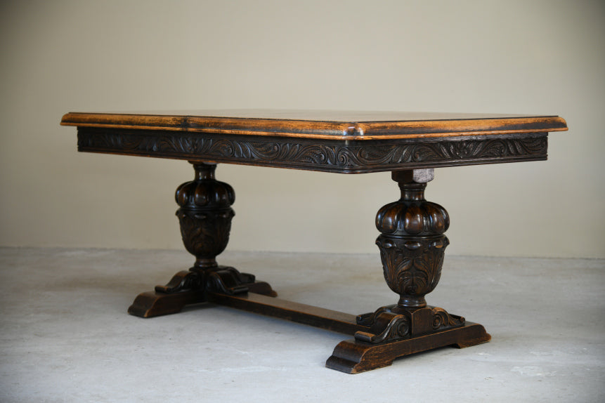 Oak Draw Leaf Table – Kernow Furniture