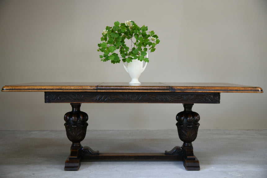 Oak Draw Leaf Table – Kernow Furniture