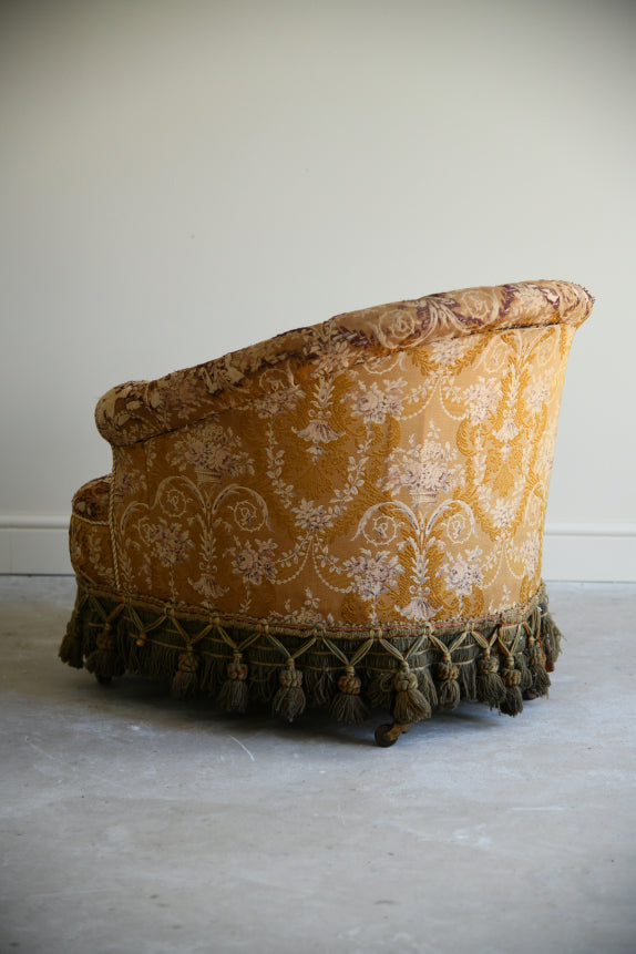 Victorian Button Back Tub Chair for Reupholstery – Kernow Furniture