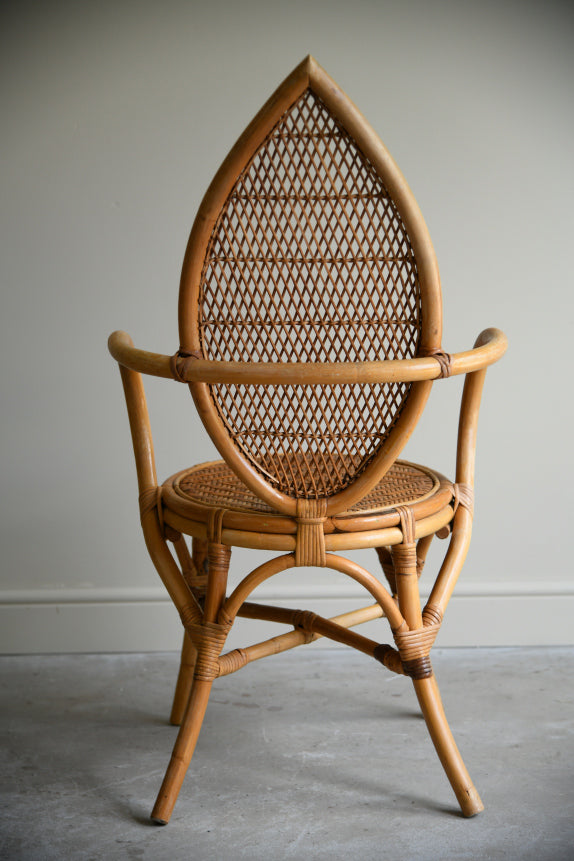 Single Vintage Cane Chair – Kernow Furniture