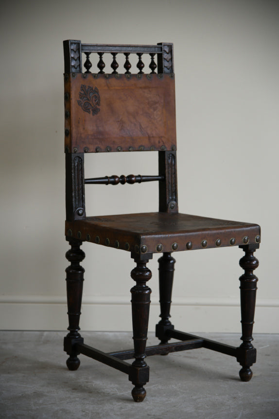 Spanish Style Tooled Leather Chair – Kernow Furniture