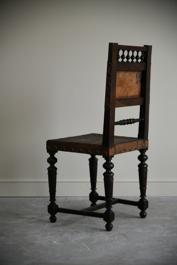Spanish Style Tooled Leather Chair – Kernow Furniture