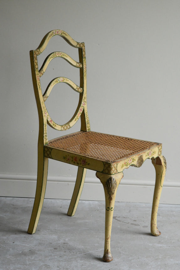 Georgian Style Yellow Painted Occasional Chair – Kernow Furniture