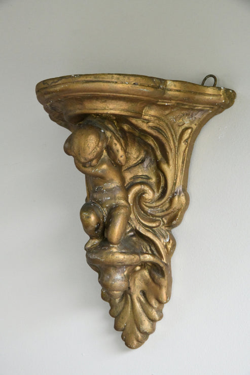 Gilt Plaster Wall Bracket – Kernow Furniture
