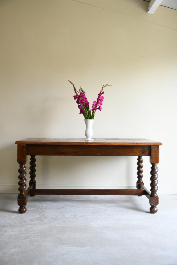 Oak Rectangular Kitchen Table – Kernow Furniture