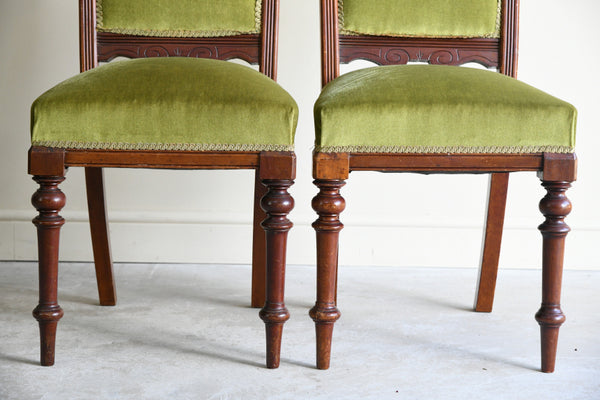 Pair Victorian Dining Chairs – Kernow Furniture
