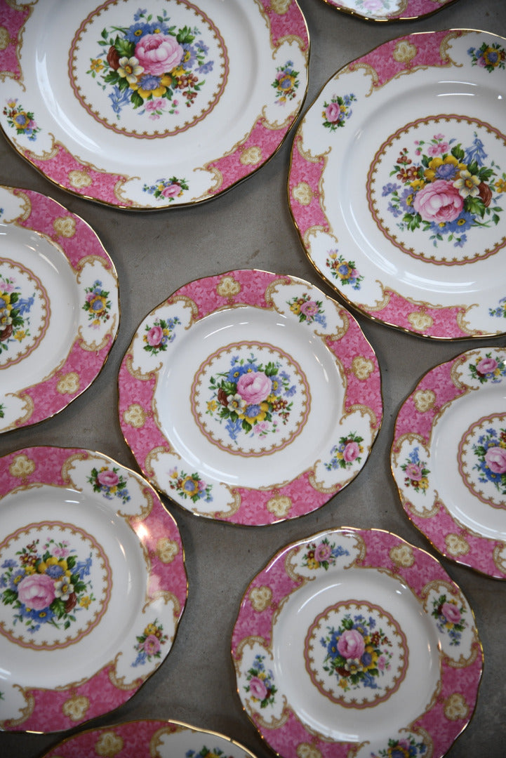 Royal Albert Lady Carlyle Plates – Kernow Furniture