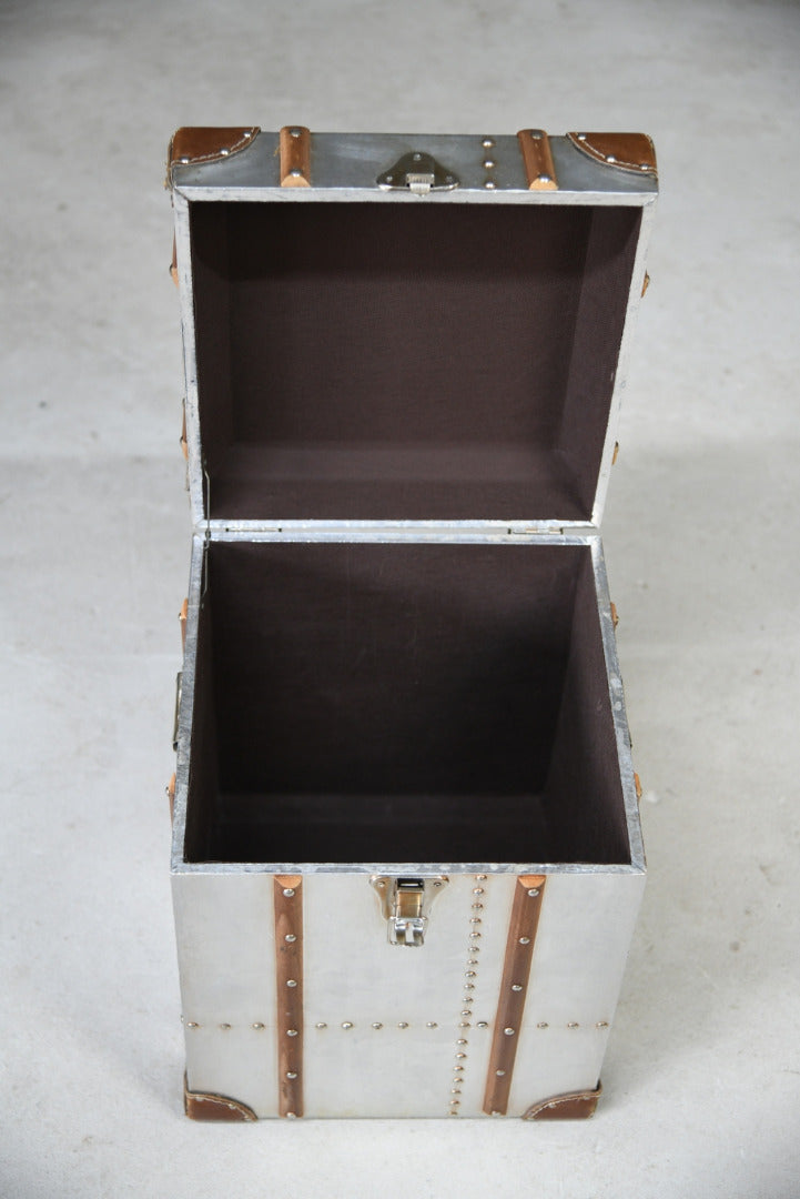 Aviator Style Aluminium Trunk – Kernow Furniture