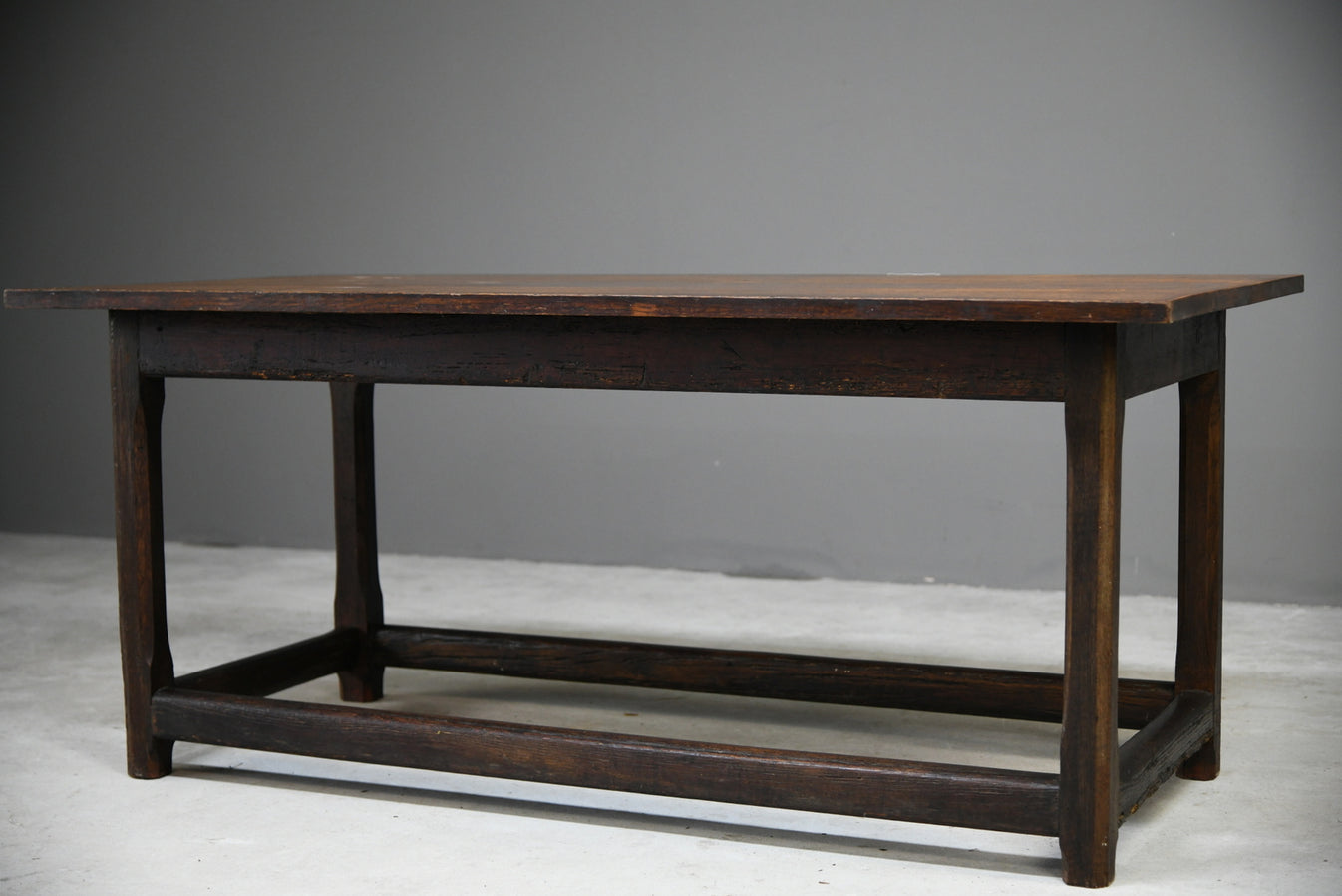 Rustic Oak Refectory Table – Kernow Furniture