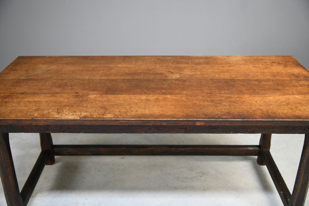 Rustic Oak Refectory Table – Kernow Furniture