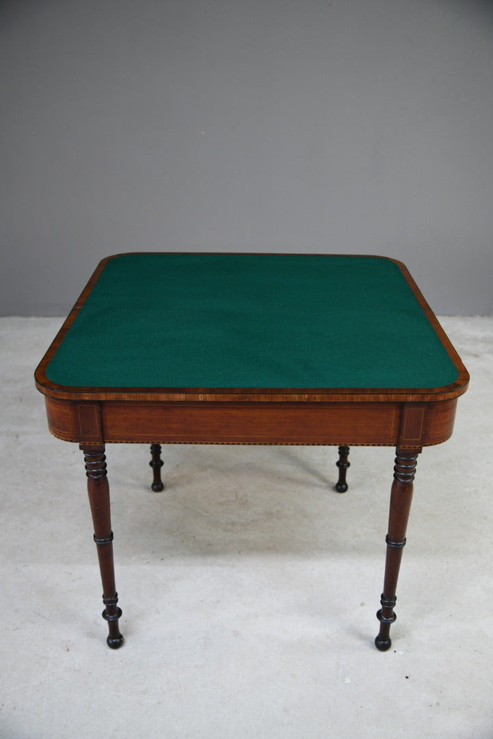 Antique Georgian Mahogany Card Table – Kernow Furniture