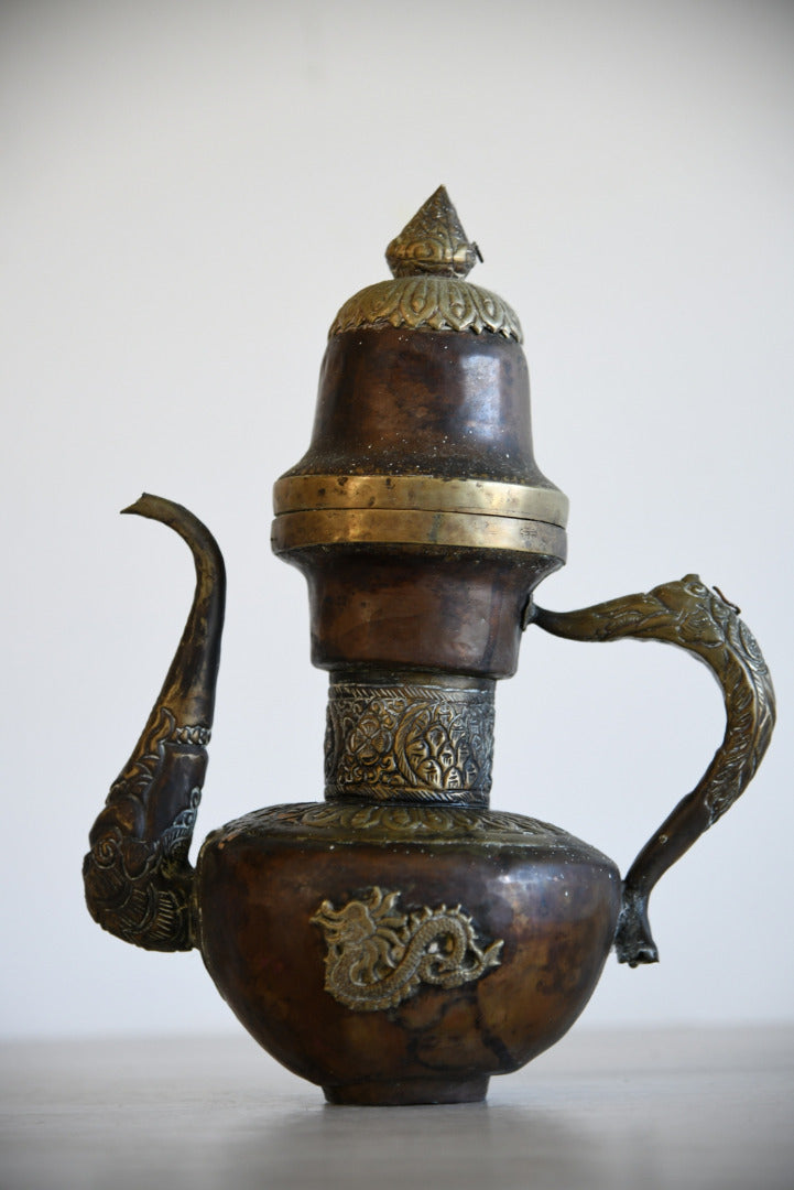 Copper Eastern Decorative Tibetan Ewer Pot – Kernow Furniture