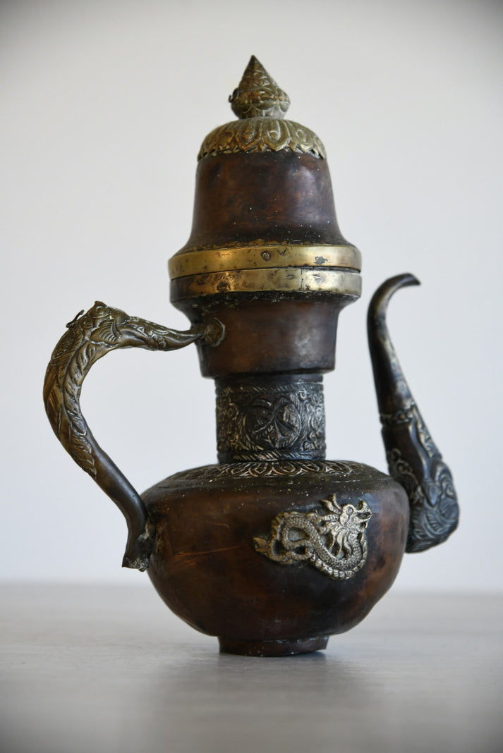 Copper Eastern Decorative Tibetan Ewer Pot – Kernow Furniture