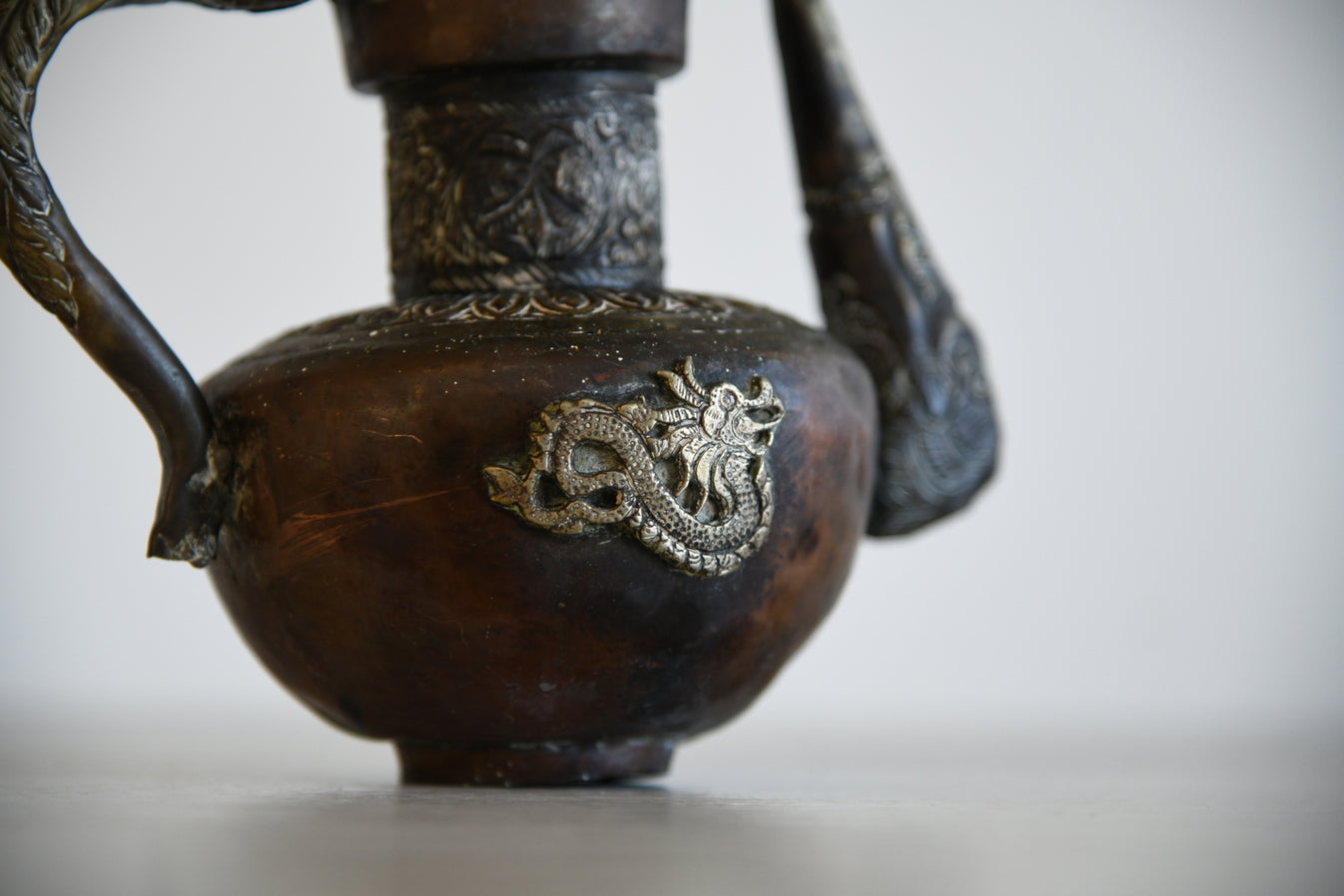Copper Eastern Decorative Tibetan Ewer Pot – Kernow Furniture