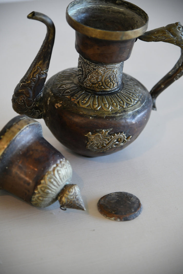 Copper Eastern Decorative Tibetan Ewer Pot – Kernow Furniture