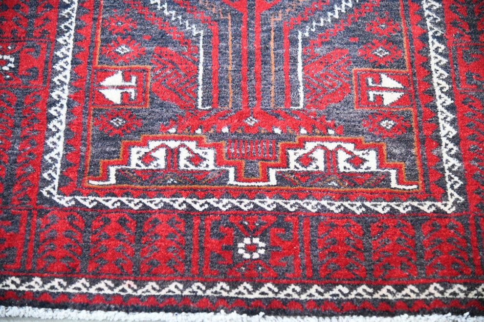 Red Belouch Rug – Kernow Furniture