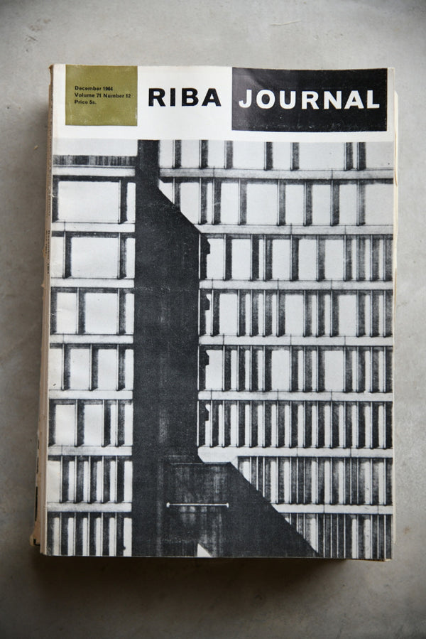 RIBA Journal 12 Issues 1964 – Kernow Furniture