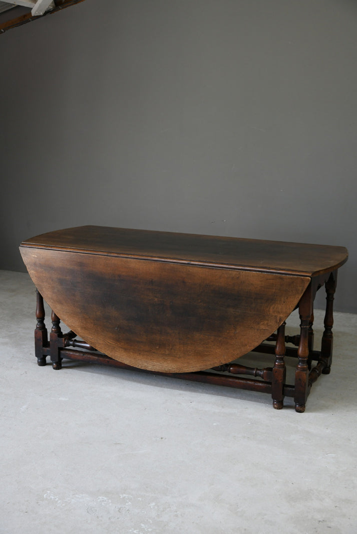 Titchmarsh & Goodwin Oak Drop Leaf Dining Table – Kernow Furniture