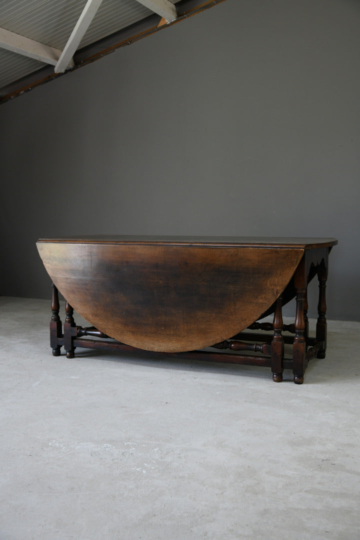 Titchmarsh & Goodwin Oak Drop Leaf Dining Table – Kernow Furniture