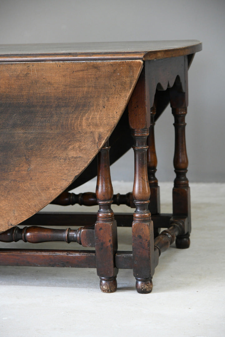 Titchmarsh & Goodwin Oak Drop Leaf Dining Table – Kernow Furniture