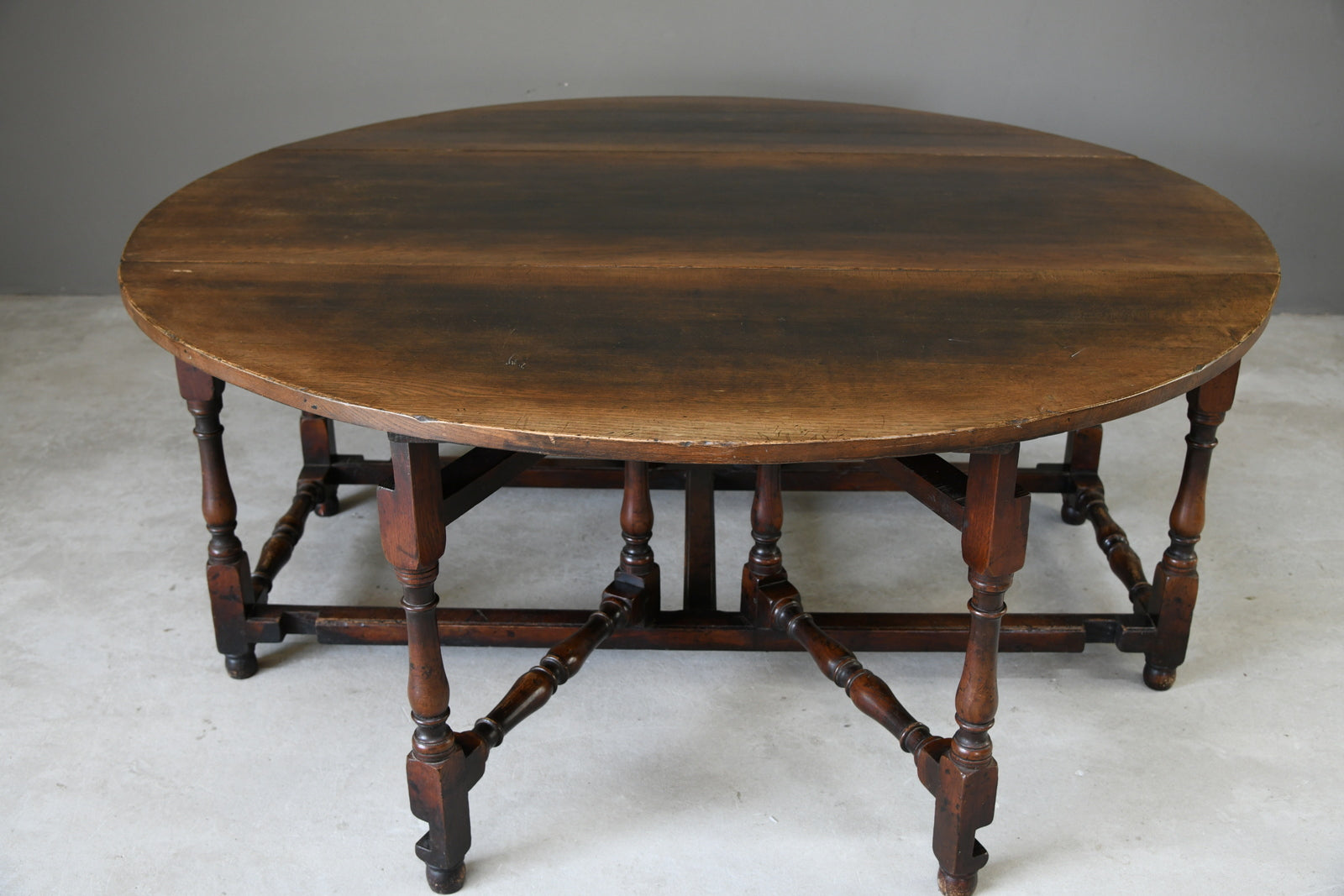 Titchmarsh & Goodwin Oak Drop Leaf Dining Table – Kernow Furniture
