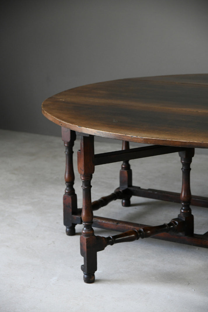 Titchmarsh & Goodwin Oak Drop Leaf Dining Table – Kernow Furniture