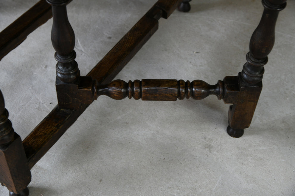 Rustic Oak Gate Leg Table – Kernow Furniture