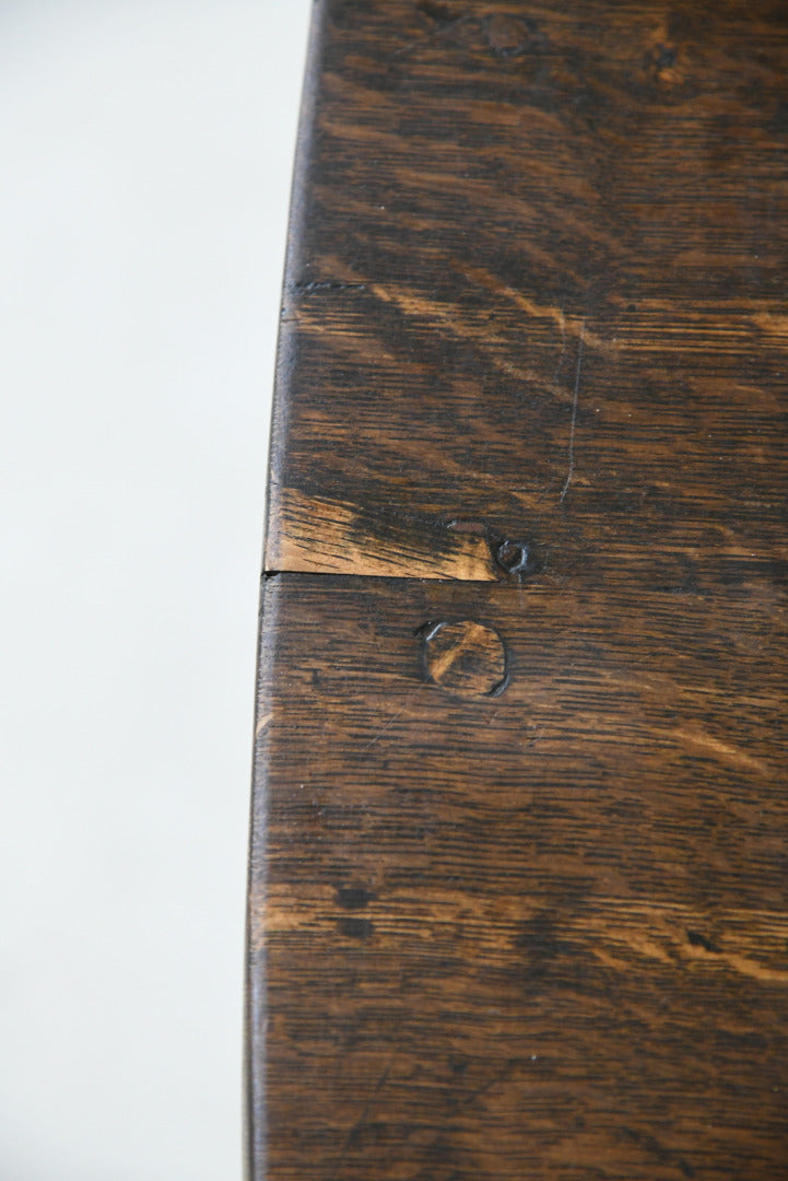 Rustic Oak Gate Leg Table – Kernow Furniture