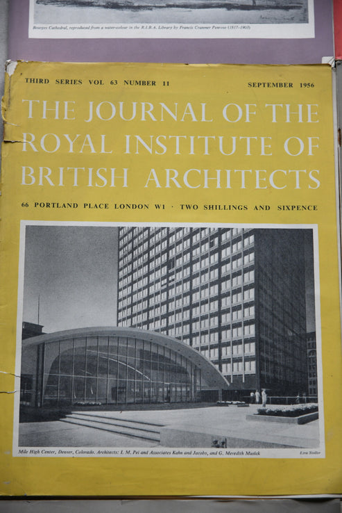 RIBA Journal 12 Issues 1956 – Kernow Furniture