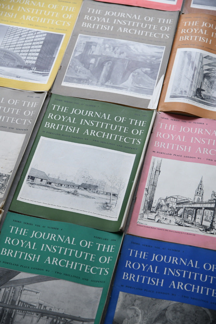 RIBA Journal 12 Issues 1956 – Kernow Furniture