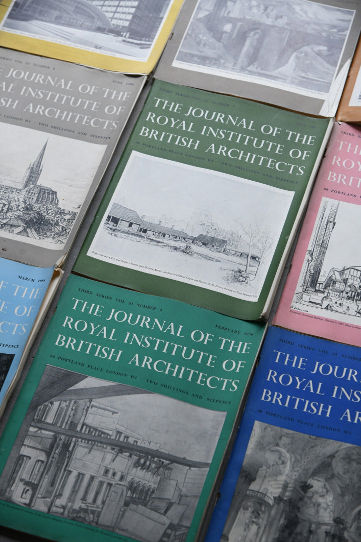 RIBA Journal 12 Issues 1956 – Kernow Furniture