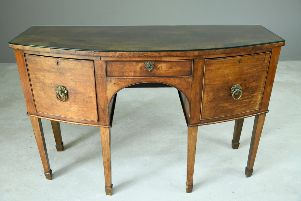 Antique Bow Front Sideboard – Kernow Furniture