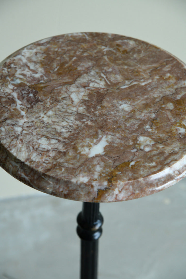 Small Marble & Cast Iron Table – Kernow Furniture
