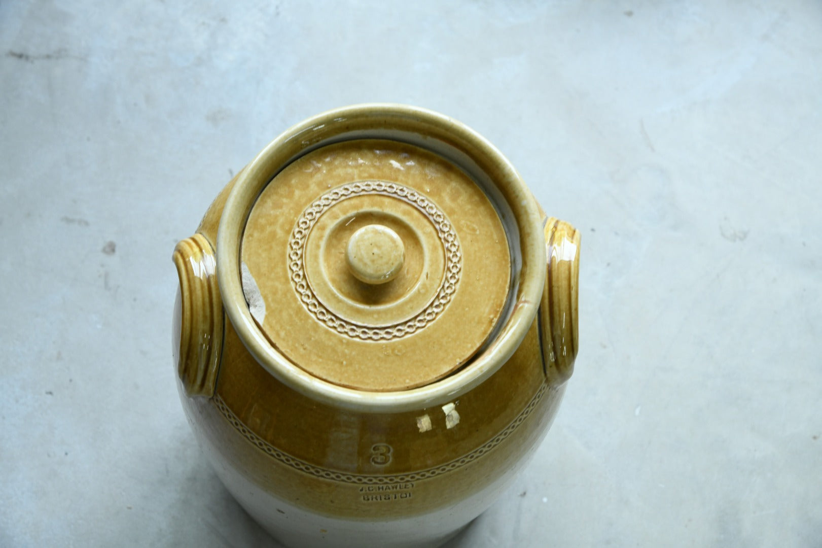 Pair Large Antique Bristol Stoneware Crock Pots – Kernow Furniture