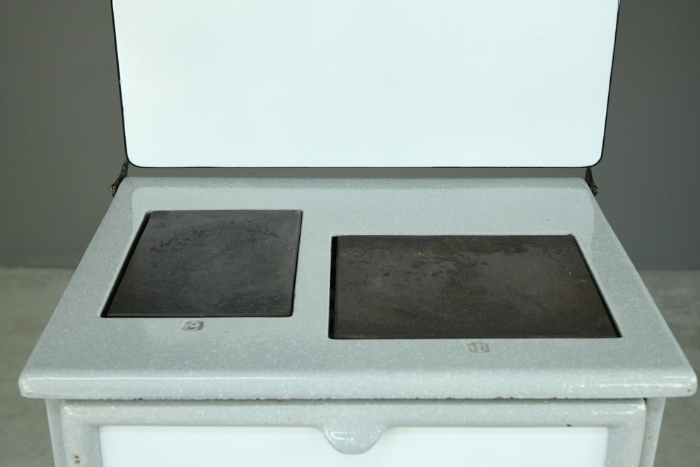 1930s Grey Enamel Electric Cooker – Kernow Furniture