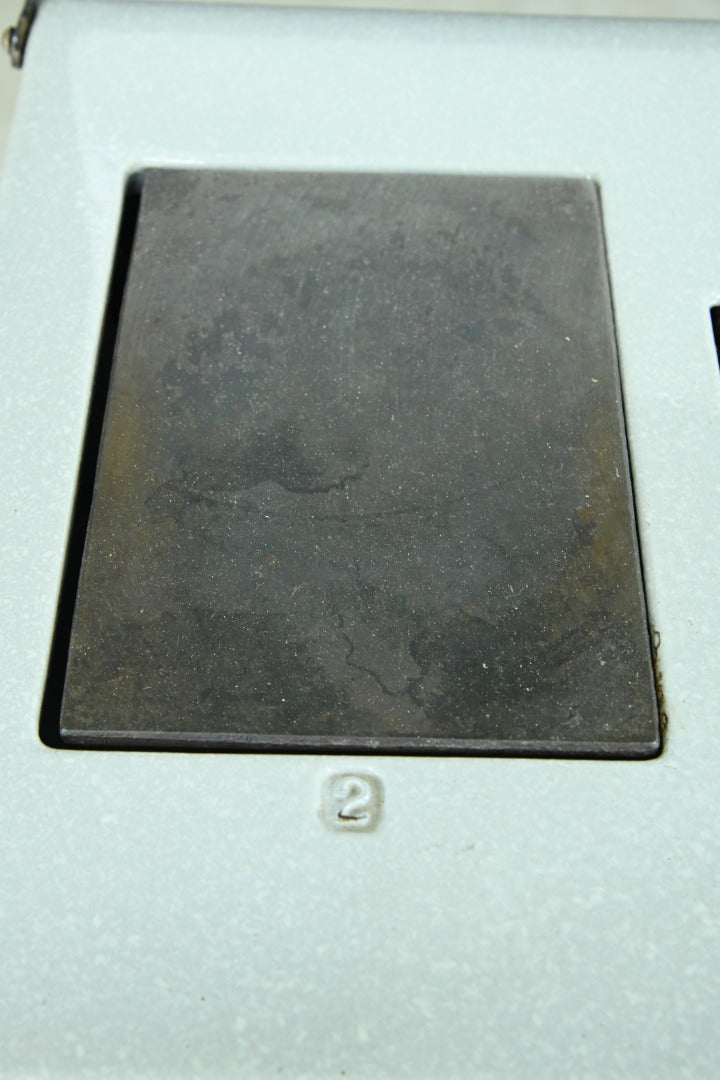 1930s Grey Enamel Electric Cooker – Kernow Furniture