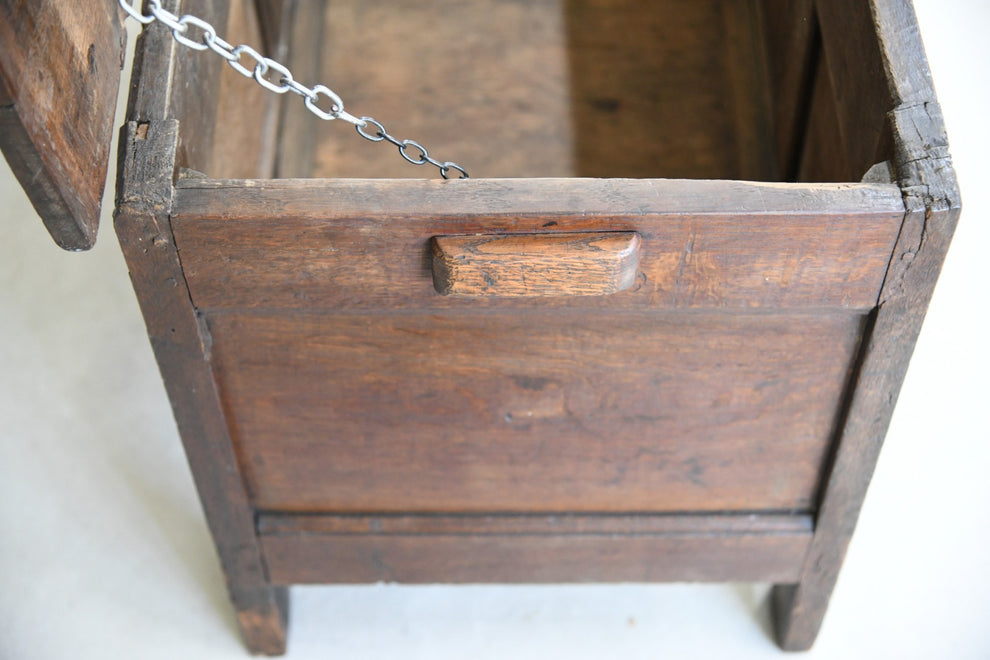 Antique 18th Century Oak Coffer – Kernow Furniture
