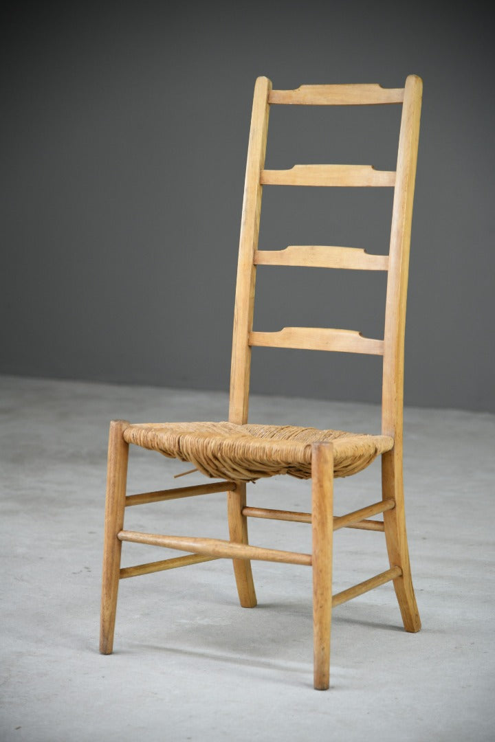 Arts & Crafts Ladder Back Rush Chair – Kernow Furniture