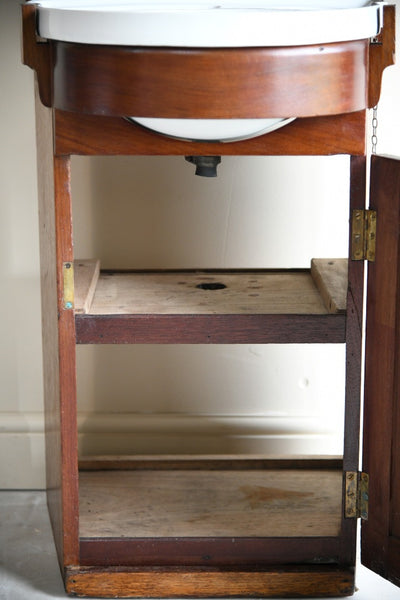 Antique Wash Stand Basin Vanity Unit – Kernow Furniture