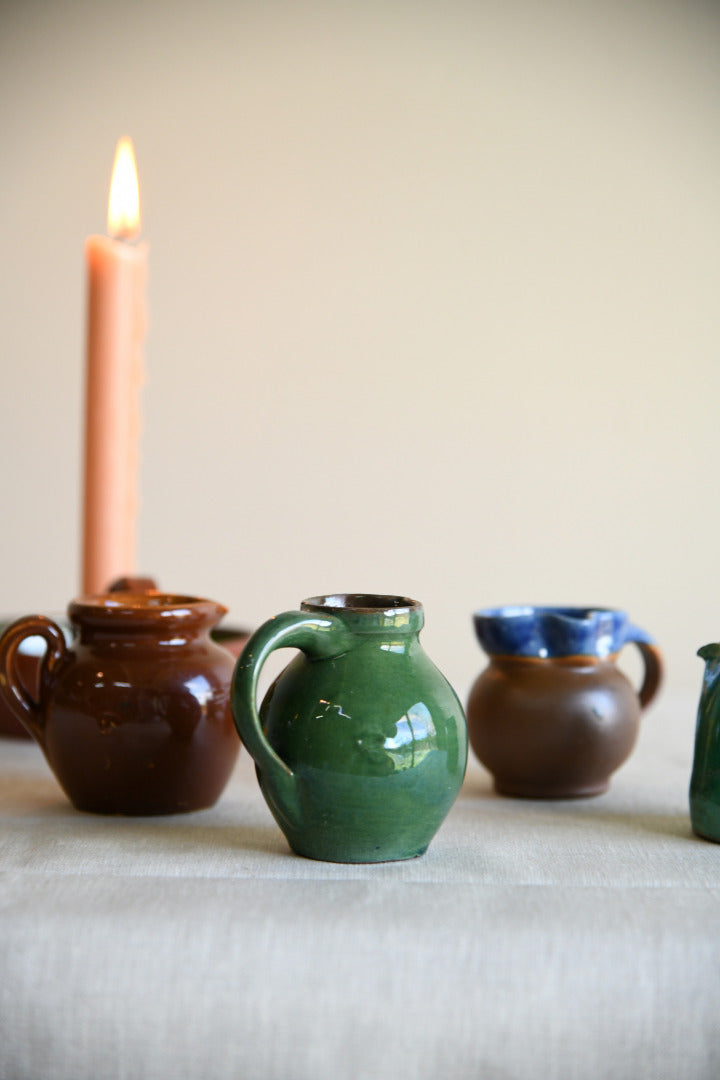 4 Small Devon Pottery Brannam Baron Glazed Jugs – Kernow Furniture