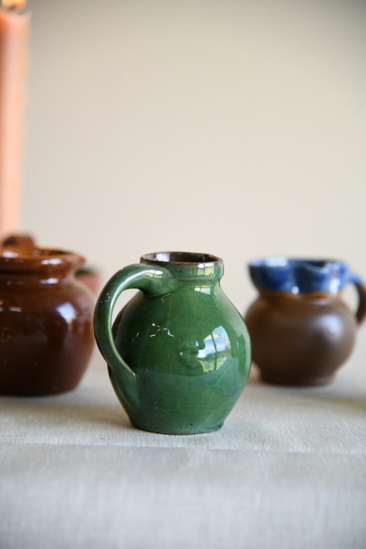 4 Small Devon Pottery Brannam Baron Glazed Jugs – Kernow Furniture