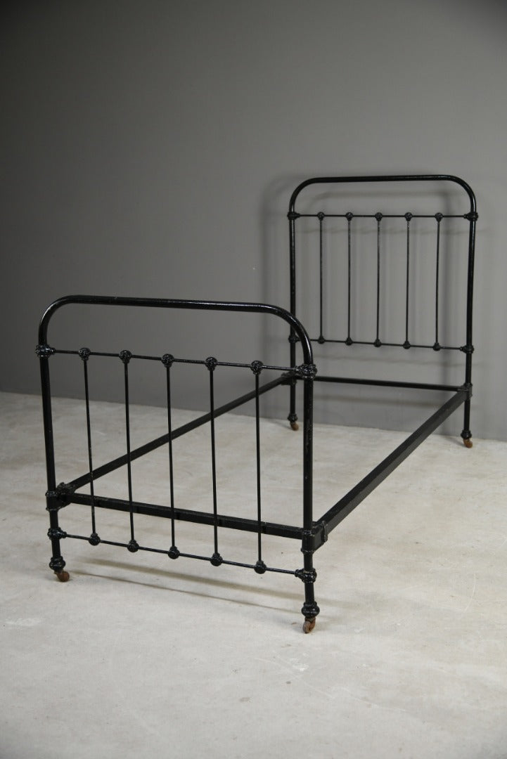 Antique Victorian Single Bed Frame – Kernow Furniture